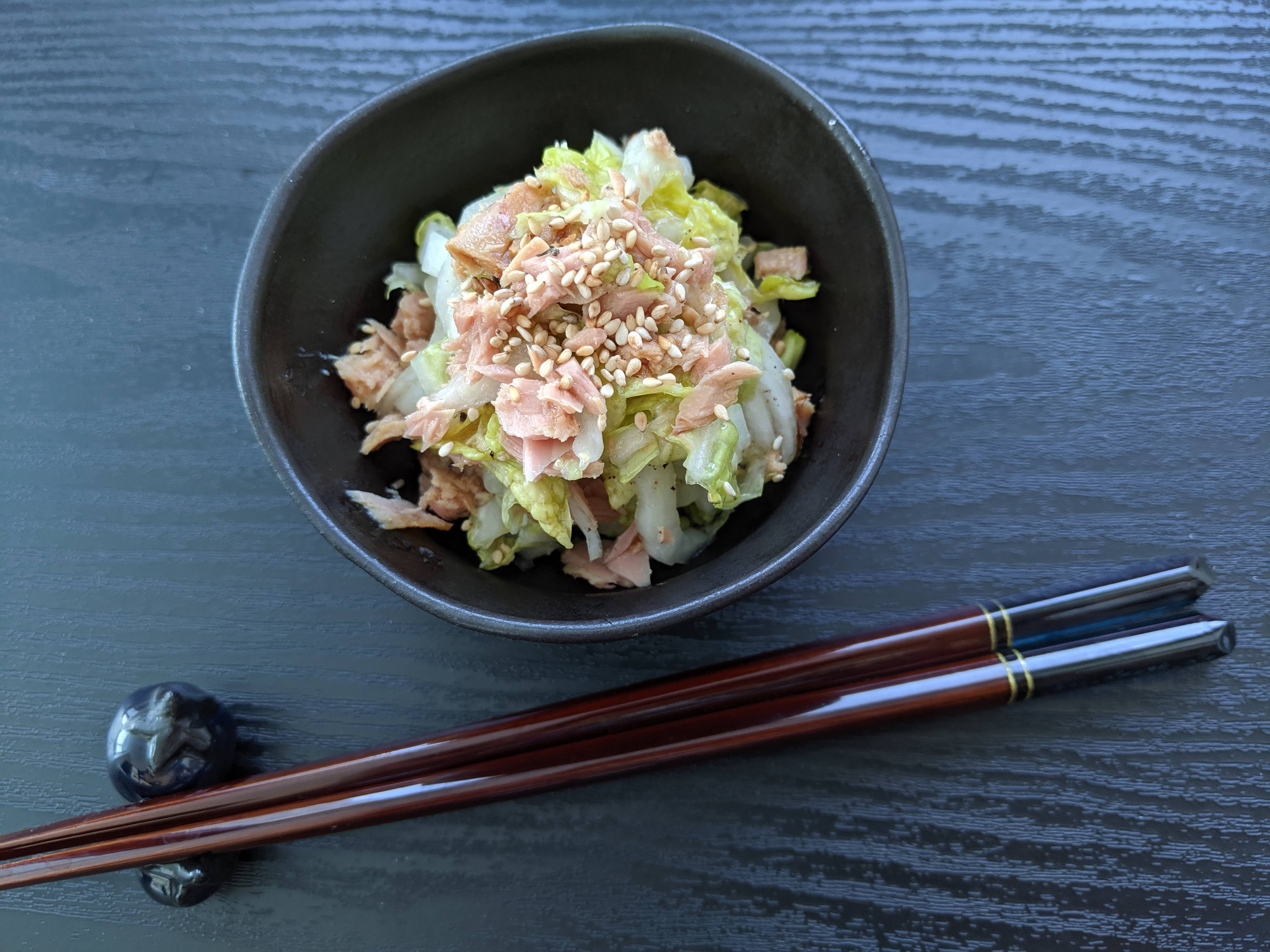 Chinese cabbage namul (白菜のナムル) | Mignonne Nutri-Cuisine